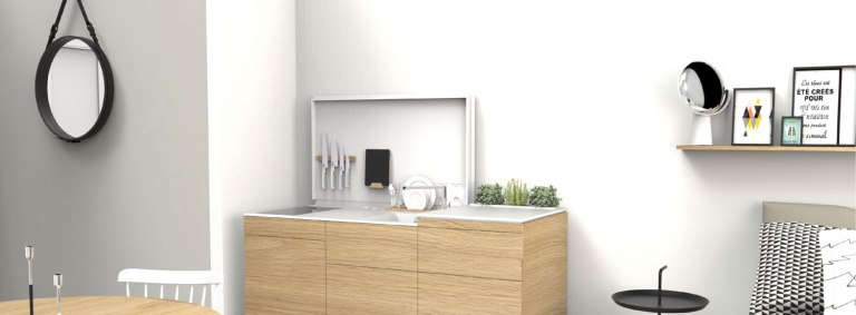 Agencement & décoration d’un studio de 31m² – en cours – Charlotte Raynaud